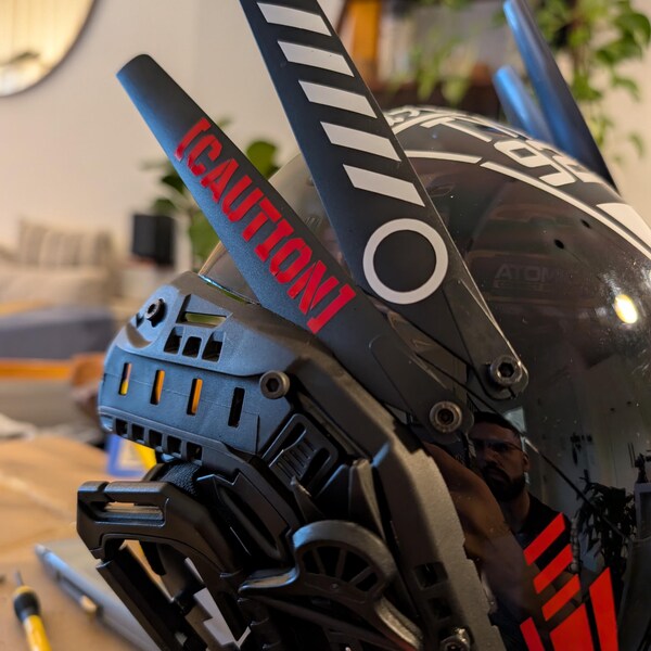 Vinyl Decal Chevrons Cyberpunk Futurism Techy Mechanical Machine Style ...