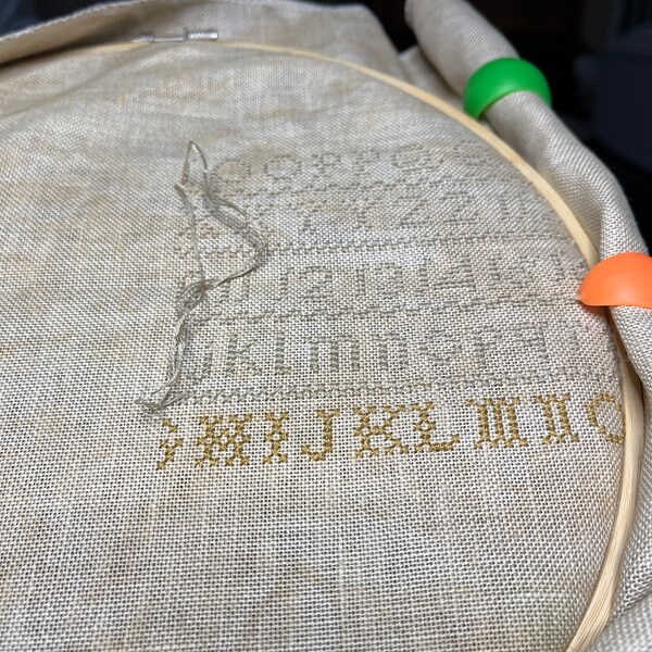 Jane Parson 1841 Sampler Reproduction PDF Chart, Cross Stitch Pattern ...