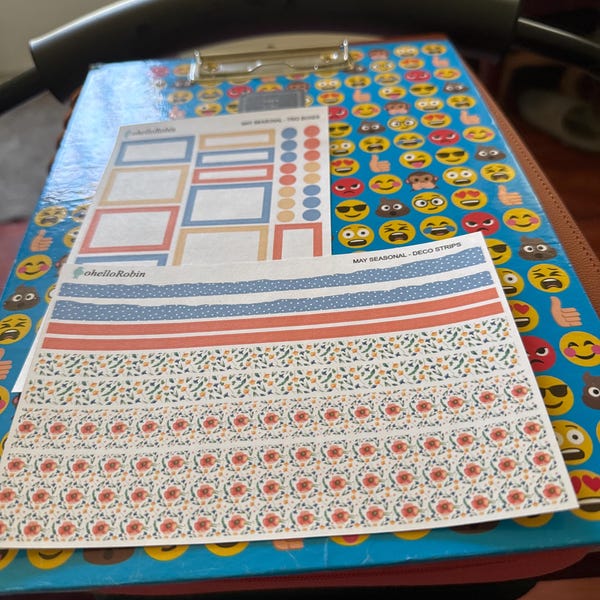 JUNE SEASONAL JOURNAL Sticker Sheets | Seasonal Collection | Planner ...