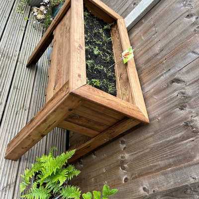 Charles Taylor 3 Piece Wooden Veg Trough Planter Set. - Etsy UK