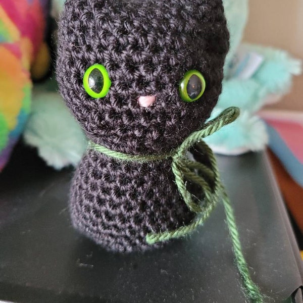 Blue Tiny Cat Plush, Teal Cat Plushie, Cat Stuff for Women, Stuffed ...