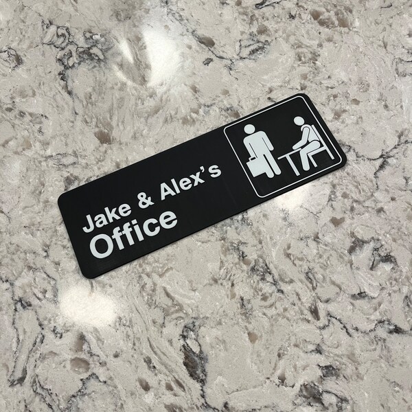 Personalized Door Sign From Tv Show “the Office” | Your Name’s Office ...