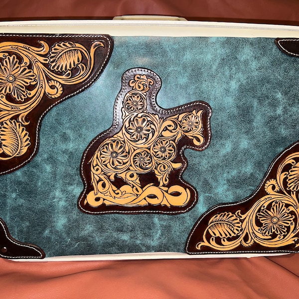 Reining Horse Leather Tooling Pattern - Etsy