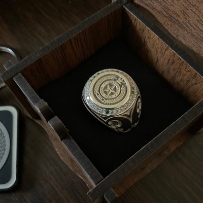 College Ring , Graduation Ring , Class Ring , Woman Gold Ring , Solid ...