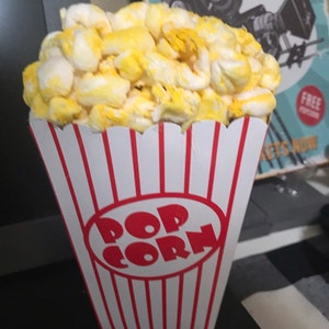 Faux Popcorn, Popcorn, Faux Treats, Fake Popcorn, Popcorn Decor, Wreath ...