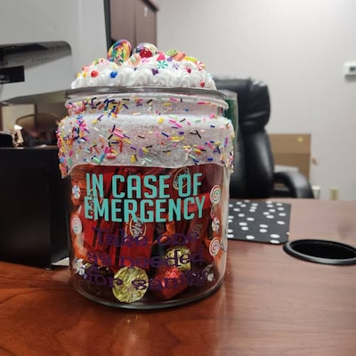 Funny Candy Jar, Office Candy Jar, Boss Candy Jar, Custom Cookie Jar ...