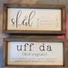 Uff Da Sign Norway Gift Norwegian Sign Scandinavian Home Decor - Etsy