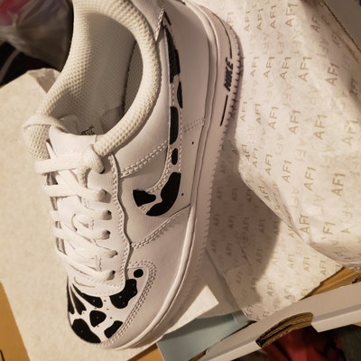 Kids Cow Design Nike Air Force 1s Cow Shoes for Kids Custom Nikes - Etsy