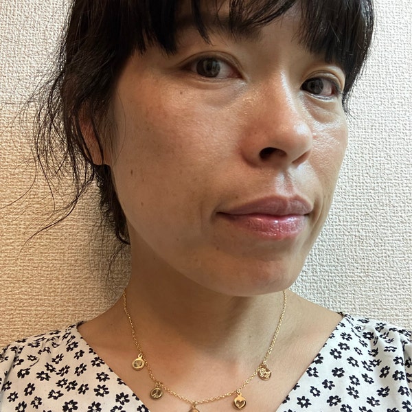 Carved Mother of Pearl Pikake Flower Pink Pearl Charm Necklace - Etsy