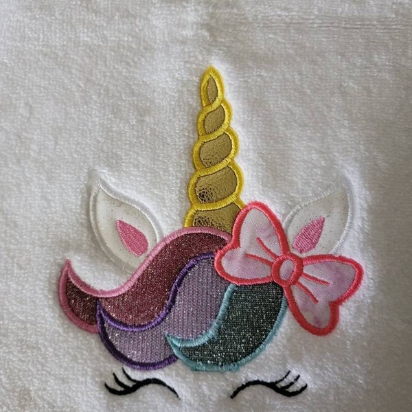 Instant Download Unicorn Face Applique Machine Embroidery Design NO ...