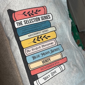 Custom Bookshelf Sweatshirt, Booktok Merch Personalized Books Sweater ...
