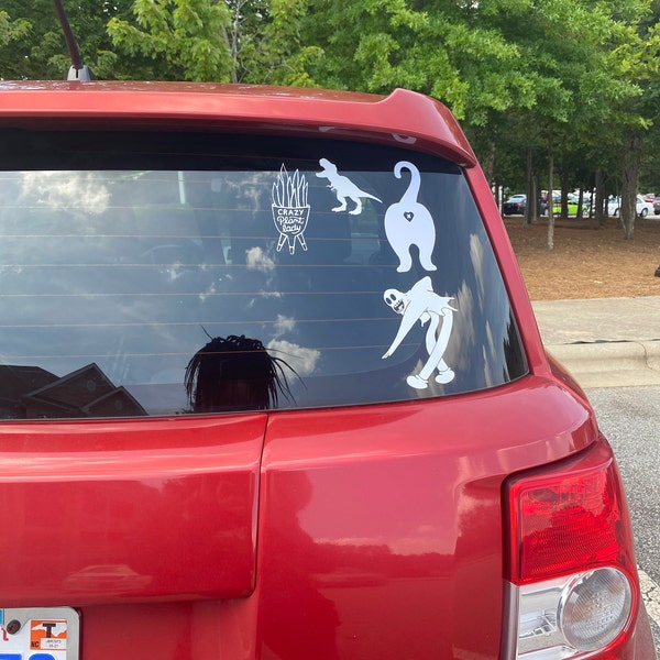 T Rex Decal, Dinosaur Decal, Sticker for Car, Laptop or Wall, Vinyl ...