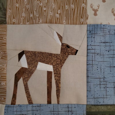 Goat Quilt Block, Paper Pieced Quilt Pattern, PDF Pattern, Instant ...