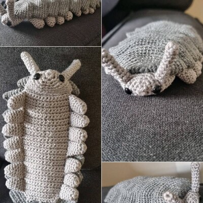 Roly Poly Pill Bug Crochet Pattern, PDF File in English Language - Etsy