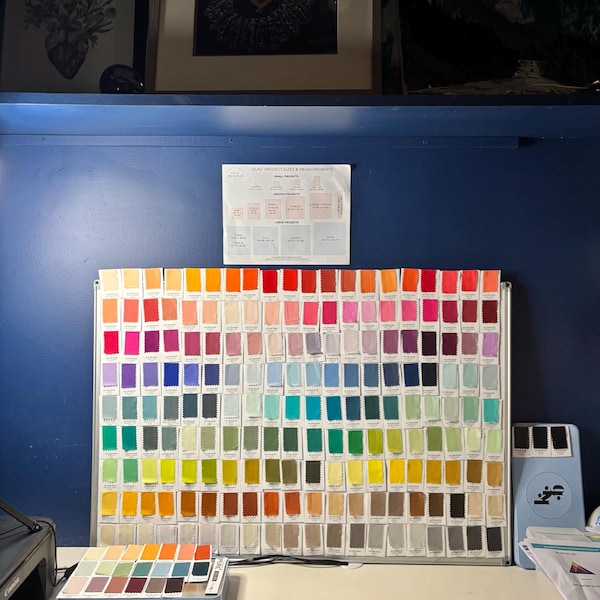 AGF Pure Solids PDF Template for Individual Fabric Swatches Digital ...