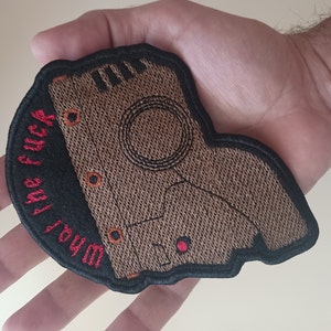 They/them Causing May/hem Pronoun Patch, Non-binary Personal Pronouns Badge, LGBTQIA Jacket or ...