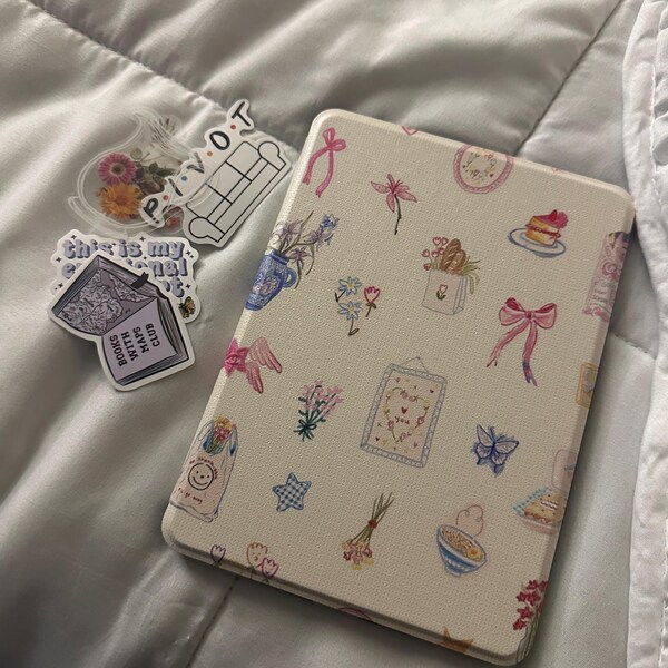 Girly Doodle Kindle Case 12th 2024 All New Kindle Paperwhite Cute ...