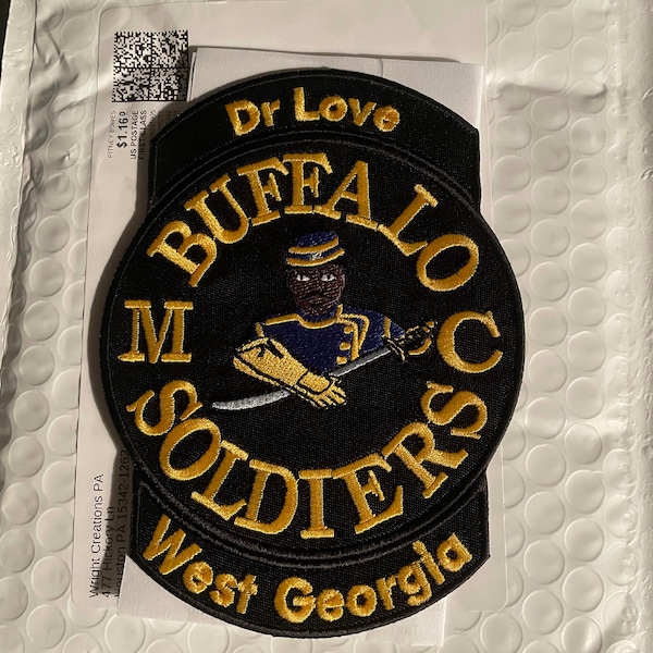 Buffalo Soldiers 9th & 10th Cavalry Patches - Set of 2 BSMC 3" X 2" - Etsy