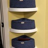 Cotton Baskets With Dividers, Eye Glass Holder, Remote Control Storage ...