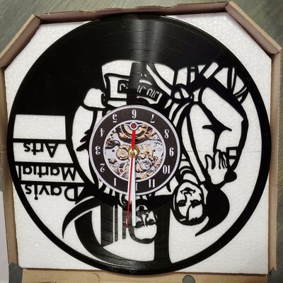 Music Notes Vinyl Wall Clock Piano Wall Art Music Wall - Etsy