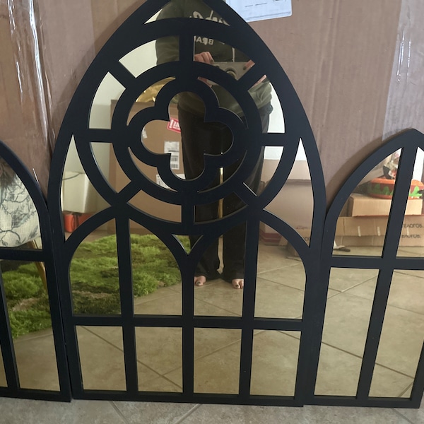 Gothic Medieval Mirrors Arches, Cathedral Style Arch, Gotic Room Wall ...