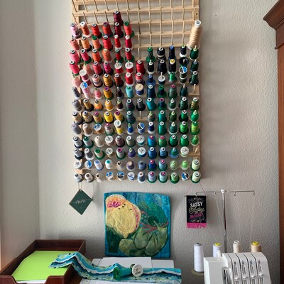 192 Spool Thread Rack 2 Inch Spacing-thread Organization, Thread ...