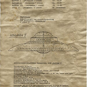 UFO Identification Chart 1967 Flying Saucers Ufology Print - Etsy