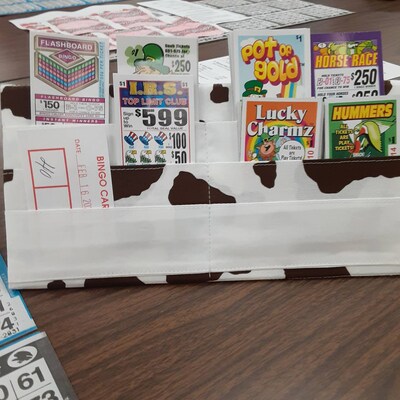 Bingo Balls and Cards Print Folding Bingo Tab Holder - Etsy