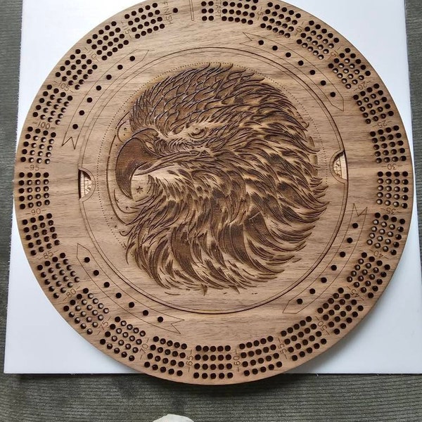 Cribbage Board, With Storage, Round, SVG, Laser Cutting File - Etsy