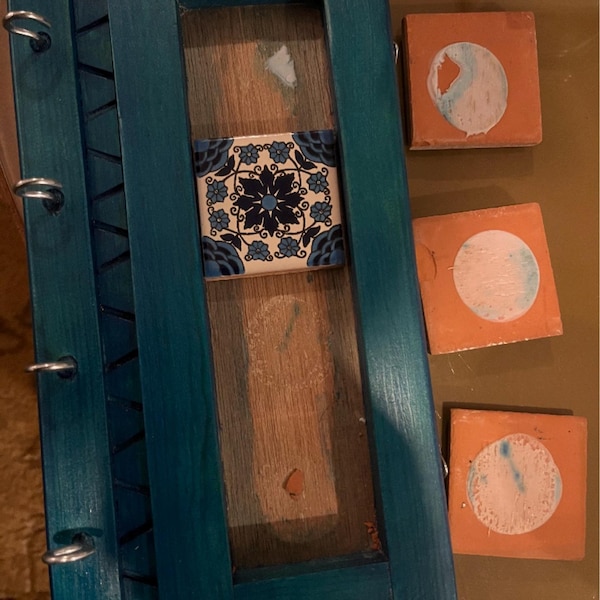 Key Holder for Wall, Key Rack, Key Hanger, Mexican Tile, Ceramic Tile ...