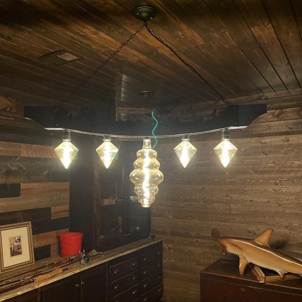 XL Oversized Bulbs - LED Edison Filament E26 Modern Glass Lamp Bulbs ...