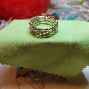 Celtic Knot Ring Wire Wrap Tutorial DIY PDF Book Lesson How to Make Step by Step Pattern Weave ...
