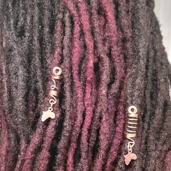 Africa Loc Jewelry. Dreadlock Hair Accessories, Beads for Braids ...