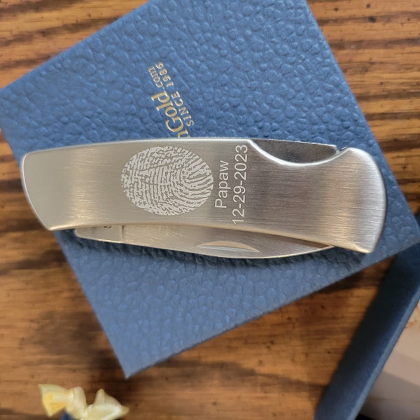 Personalized Fingerprint Knife, Memorial Knife, Custom Knife, Custom ...