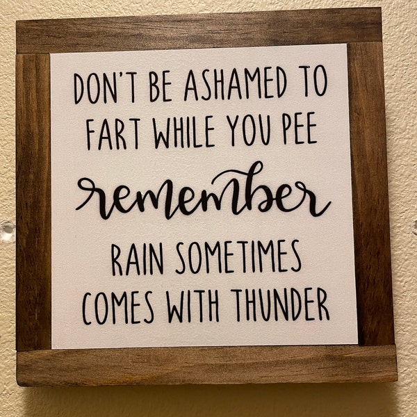 Funny Fart Sign, Children's Bathroom Sign, Office Restroom, Bathroom ...