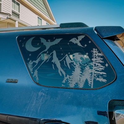 Fits 2010-2024 Toyota 4runner Rear Side Windows Topography Topo ...