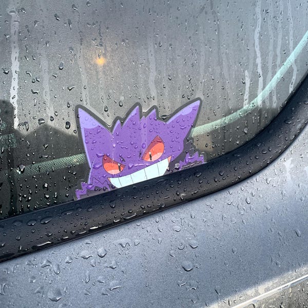 Anime Mascots Peeker Sticker | Anime Peeking Decal - Etsy