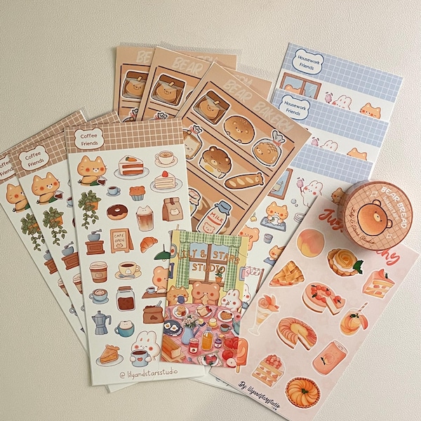 Bubble Tea Stickers Pastel Rainbow Colors Cute Boba Kawaii Aesthetic ...