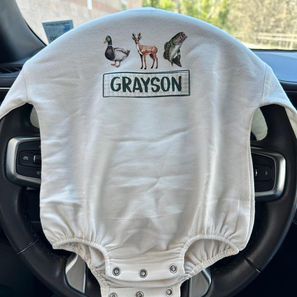 Embroidered Newest Hunting Buddy, Hunting ONESIES® Brand, Pregnancy ...