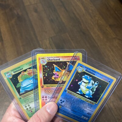High Quality 1st Edition Holographic Charizard Custom Handmade Card ...