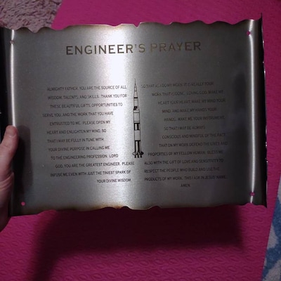 Engineers Prayer Gift for Engineers Electrical Engineer - Etsy
