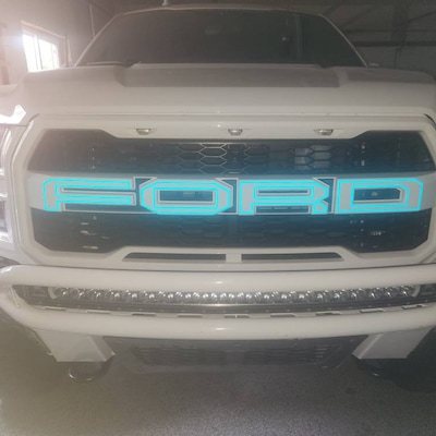 2017-2020 Reflective Ford Raptor Tailgate Letter Outlines - Etsy