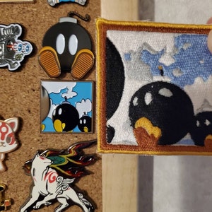 Bob-omb Battlefield Mario 64 Enamel Pin Lapel Pins One Holy Robot - Etsy