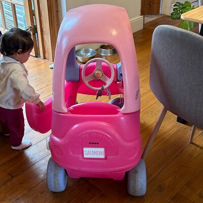 Personalised Little Tikes American Style Rear Number Plate, Handmade ...