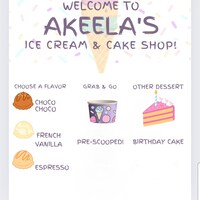 Editable Ice Cream Menu Heres the Scoop Party Sign Summer Birthday ...