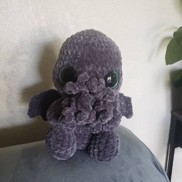Mini Baby Cthulhu Crochet Plushie - Etsy