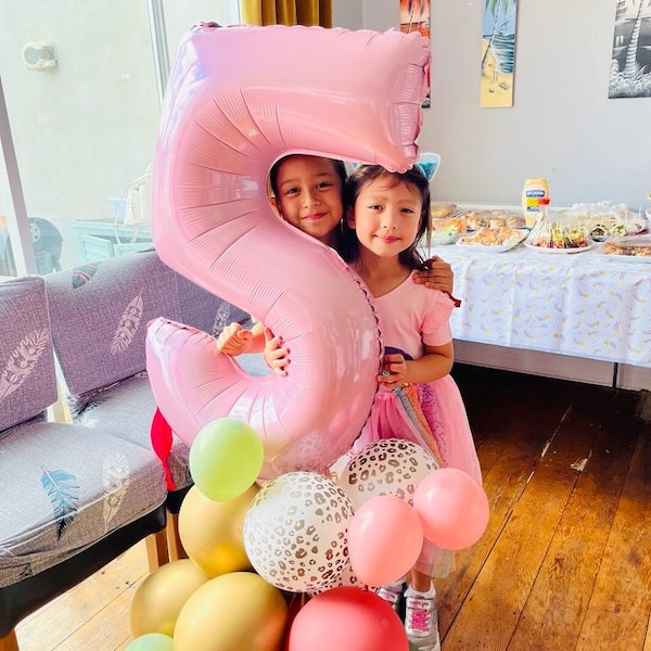 DIY Large 55" Safari Birthday Balloon Sculpture, Sage Green and Dusky ...