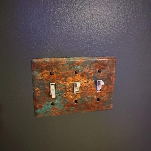 Metal Light Switch Cover | Light Switch Plate, Outlet Cover, Wall Plate ...