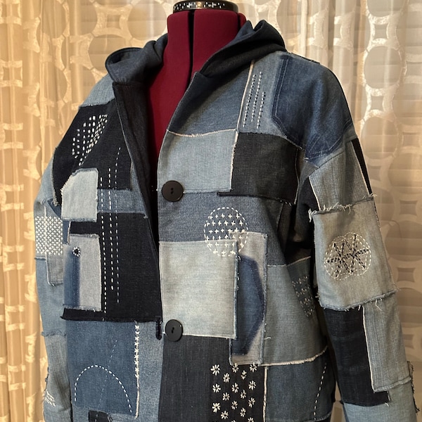 BOXY PARKA Digital Indie Sewing Pattern -pdf Download With Illustrated ...