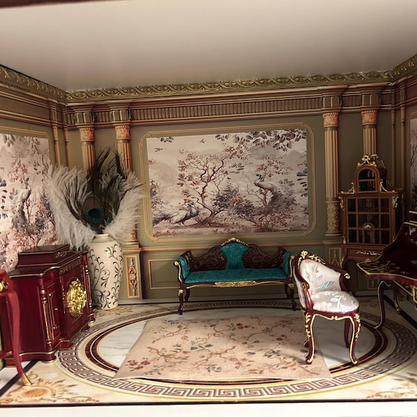 Miniature Dollhouse Roombox for Dollhouses 1:12 Scale Ready as a Gift ...